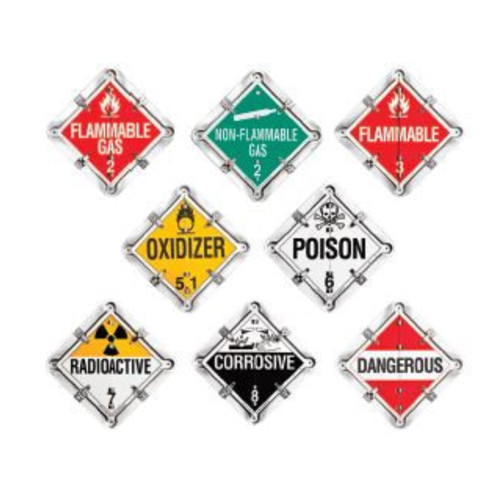 Labelmaster Full Frame 8 Legend Flip Placard System for Trailers - John ...