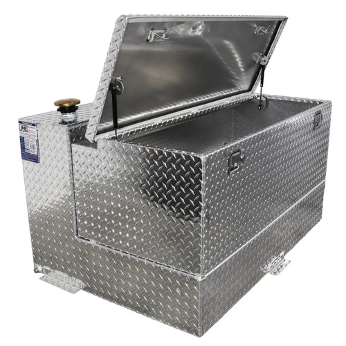 95 Gallon Aluminum Fuel Transfer Tank w/ Toolbox - John M. Ellsworth ...