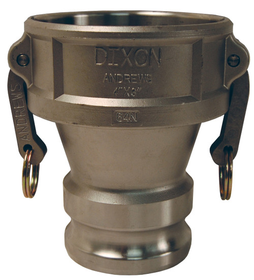 Dixon Stainless Steel Reducing Female Coupler x Male Adapter - John M ...