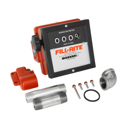 Fill-Rite 901CMK4200 1 in. NPT Mechanical Meter Kit (Gallons) - John M ...