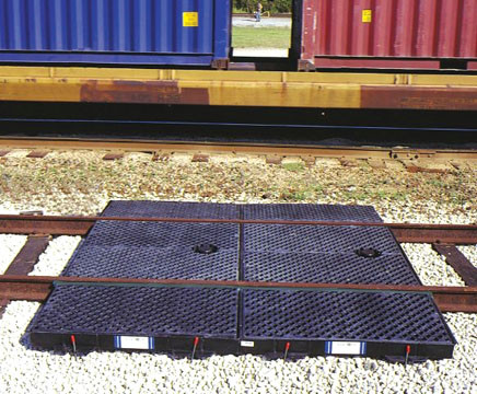SafeRack Polyethylene Track Pans - John M. Ellsworth Company