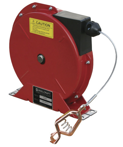 Reelcraft Series G Static Discharge Reels w/ Nylon Coated Steel Cable ...
