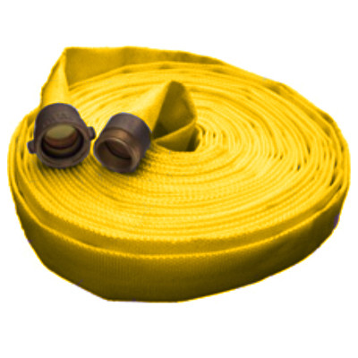 Key Fire Hose Single Jacket Forestry 187- Brass Couplings
