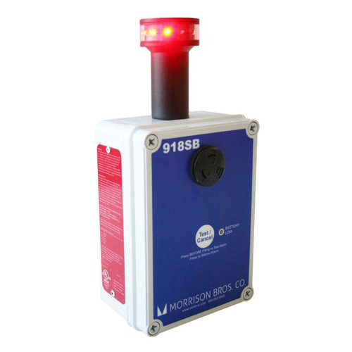 Morrison Bros. 918 Series Tank Alarm w/ Rotating Beacon - John M ...