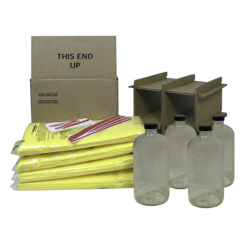 HAZMATPAC Four 32 oz. Bottle Packaging System - John M. Ellsworth Company