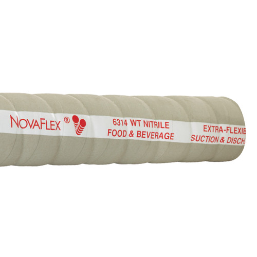 Novaflex 6314 Corrugated FDA Nitrile 150 PSI Food Suction & Discharge ...