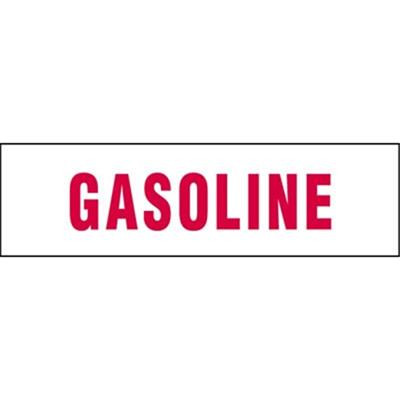 Gasoline Vinyl Sticker 6 in. x 21 in. - John M. Ellsworth Company