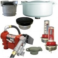 15 GPM Pump & Diesel Vent Kit For 300 Gal. x 39 in. Double Wall Skid ...