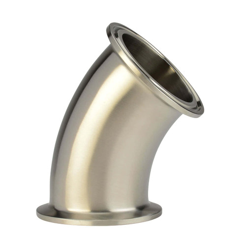 JME SS2KMP Series 304 SS 45° Clamp Elbow - John M. Ellsworth Company