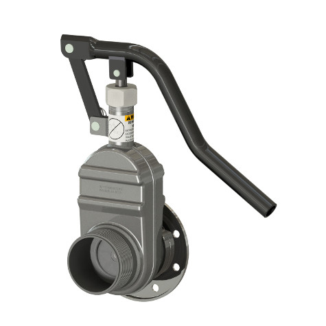 Betts Stainless Steel Threaded Pipe x TTMA Flange Manual Sliding Valve ...