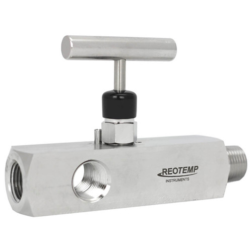 Reotemp Series G40 Multiport Block & Bleed Valve, 3 x 1/2 in. FNPT ...