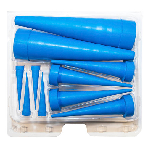 Yelloc Aqualine AM442 Mix Box Flexible Water Service Plugs, .04 in. to ...