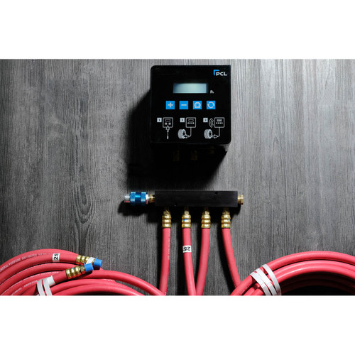 PCL ACCURA 44x25 Automatic Tire Inflator w/(4) 25 ft. Hoses and Single ...