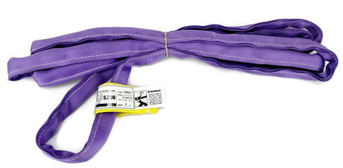 DD Sling VR1 Viking Seamed Purple Endless 0.60 in. Dia. Roundsling ...