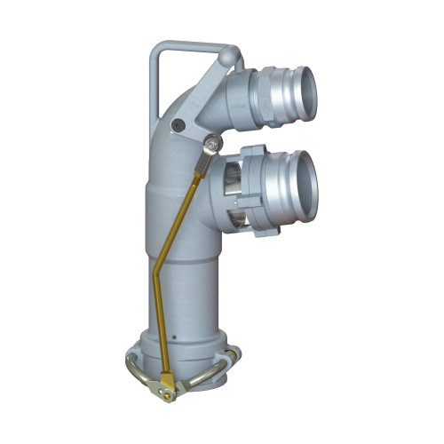 PT Coupling VR400A Single Point Vapor Recovery Elbow w/ 4" Adapter