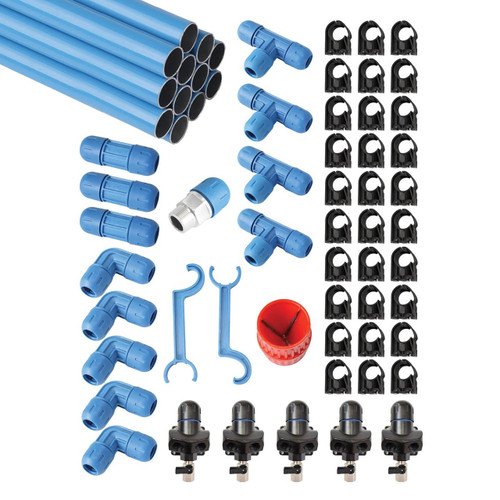 FastPipe® Master Kit 1 in. x 230 ft. Pipe w/ 5 Outlets - John M ...