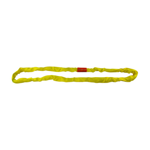 Lift-All Tuflex EN90 Yellow Endless Poly. Roundsling, 1.13" Dia.