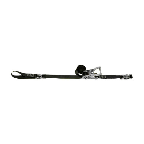 Lift-All Load Hugger 1" Poly. Tie Down w/ Ratchet, 1-Ply, Hook & Keeper ...