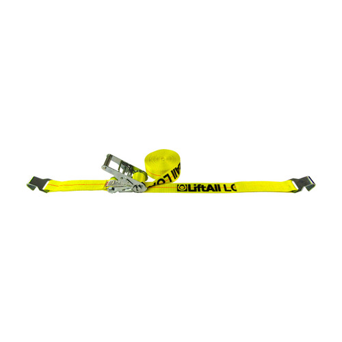 Lift-All Load Hugger 2" Poly. Tie Down w/ Ratchet, 1-Ply, Flat Hook ...