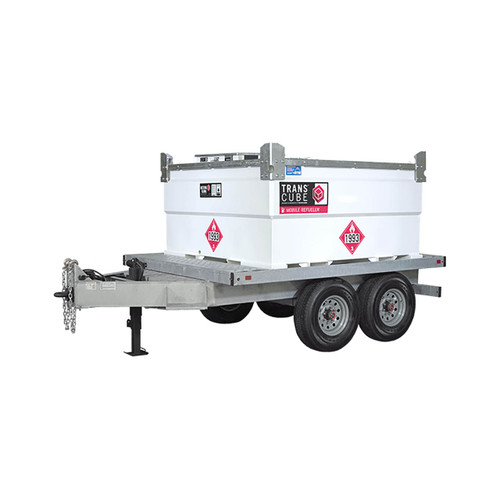 Western Global 1000 Gallon Trans Cube Mobile Refueler with Trailer ...