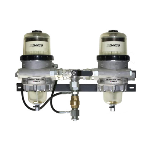 DAVCO Industrial Pro Short Duplex Fuel Filter/Water Separator