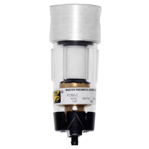 Master Pneumatic FD50 Series Mini Inline Filter w/Auto Drain, 5 Micron ...
