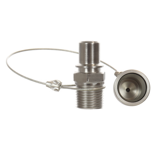 Fast Fill R400c Transmission JIC Receiver w/Cap - John M. Ellsworth Company