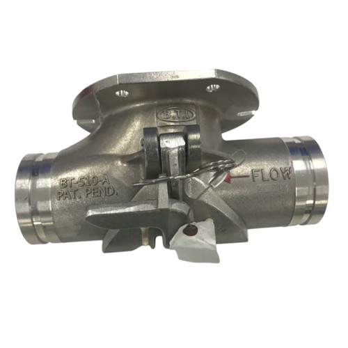 BTI BT-510-A-SS 5 in. Aluminum Bottom Drop Tee, Grooved x Grooved ...