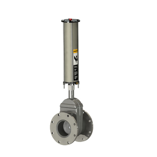 Betts Sump Flange Steel Pneumatic Operated Sliding Valve w/ 316 SS Stem ...
