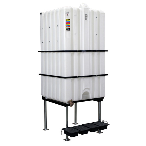 Rhino Tuff Tanks RTT-6500 310 Gallon Stackable Gravity Feed System ...