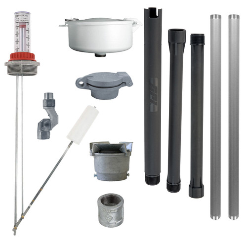Farm Tank Diesel Vent Kit W/ 1 in. Swivel for 550 Gal x 48 in. Tank ...