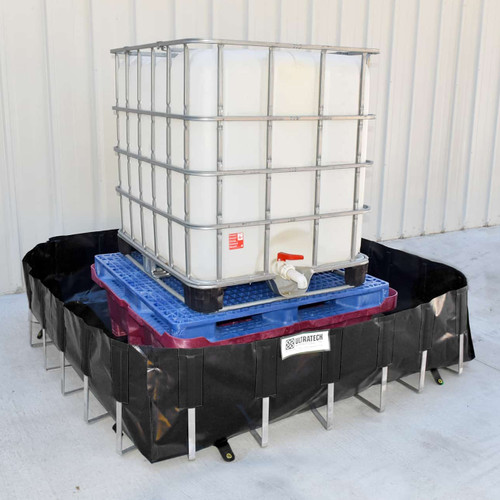 UltraTech 0816 IBC Spill Berm 6 ft. W x 6 ft. D x 1-1/2 ft. H - John M ...