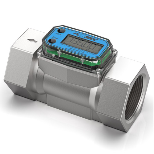 GPI G2 Series 1 1/2 in. NPT High Pressure Turbine Flow Meter - Gallons ...