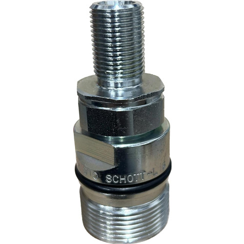Stucchi VD 1 in. Carbon Steel Poppet Screw Coupler M 30X2 SCHOTT SCHOTT ...