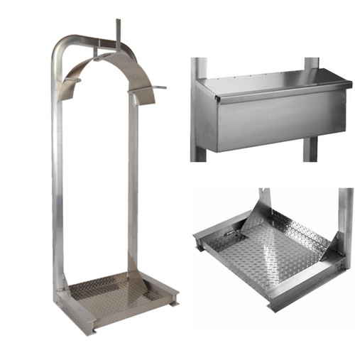 Merritt 3513M-0003 Aluminum Hose Rack w/ Fitting Box & Base Tray - 1000 ...