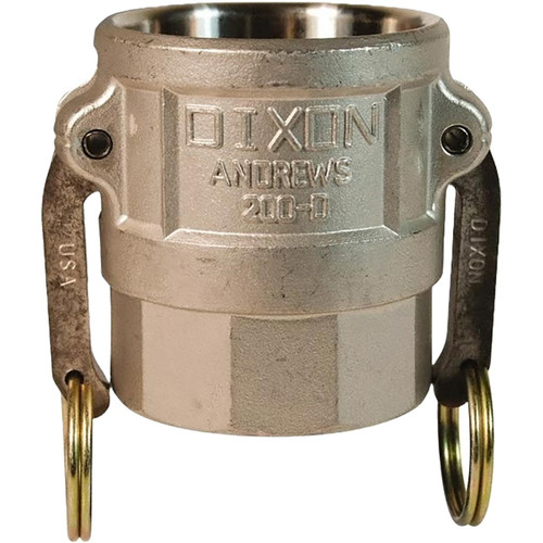 Dixon 2" SS Global Cam & Groove Type C Coupler x Hose Shank