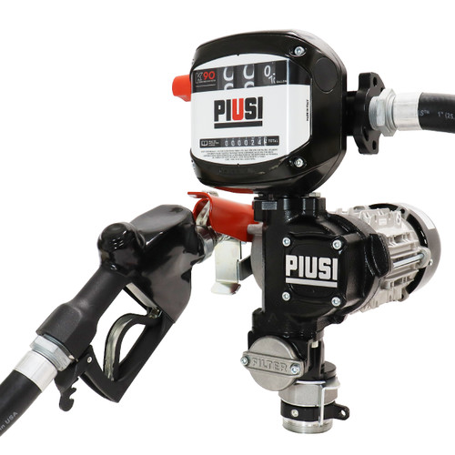 PIUSI Panther EX 72 120V AC Fluid Transfer Pump w/ K90 Meter & 1 in ...