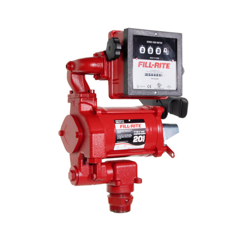 Fill-Rite TUFR711VN 115V AC Fuel Transfer Pump w/ Gallon Meter - 20 GPM ...