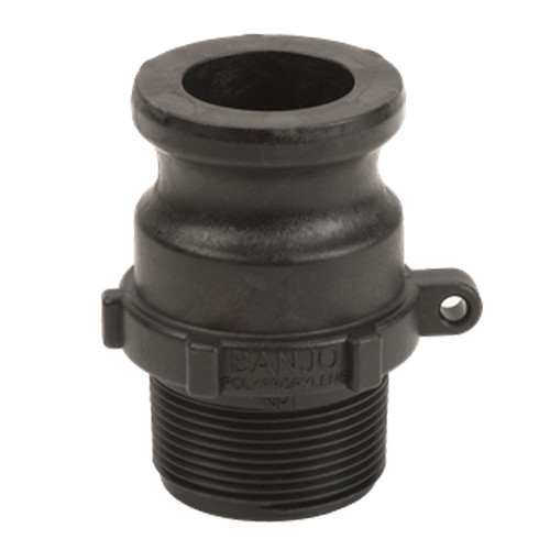 Banjo 150F Male Cam Lever Coupling Adapter 1.5 in. Polypropylene - John ...