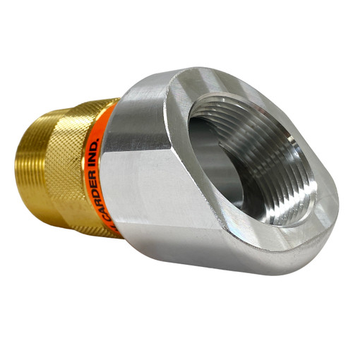 M. Carder AWS1533 1 1/2 in. MNPT x 1 1/2 in. FNPT 33° Bulk Fueling ...