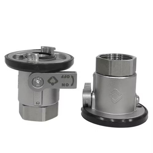 DataMate 1 in. 304 Stainless Steel Dual Interlock Quick Coupling for ...