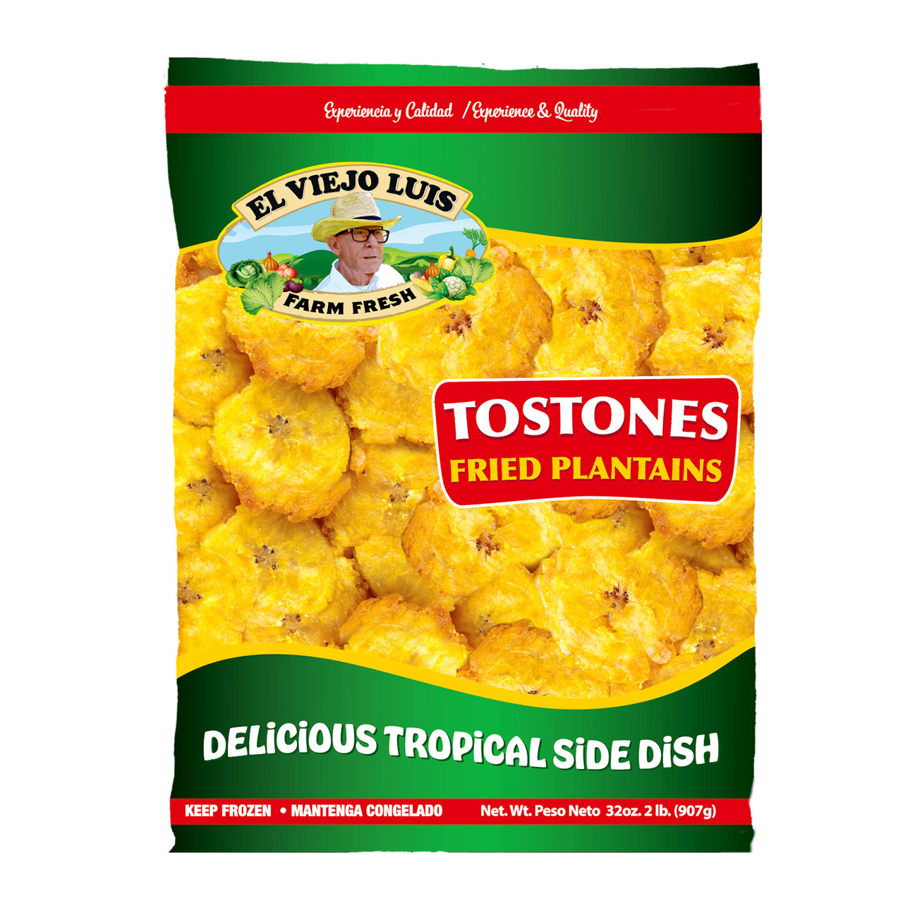 Tostones | Fried Plantains 2Lbs. | Viejo Luis