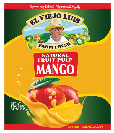 Mango | Natural Fruit Pulp | El Viejo Luis