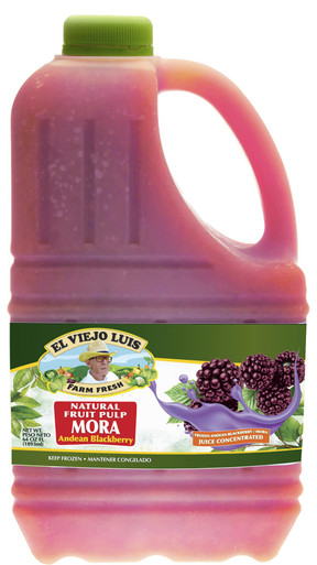 Mora-Andean Blackberry Concentrated Fruit Pulp 64 oz| El Viejo Luis