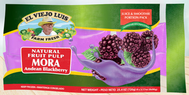 Mora-Andean Blackberry Fruit Pulp Pillows | El Viejo Luis