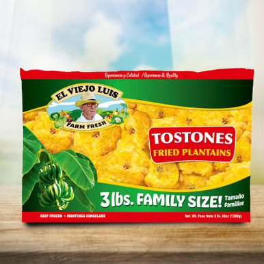 Platano Toston 3 lb. (6 pack of 3 lb. per case)