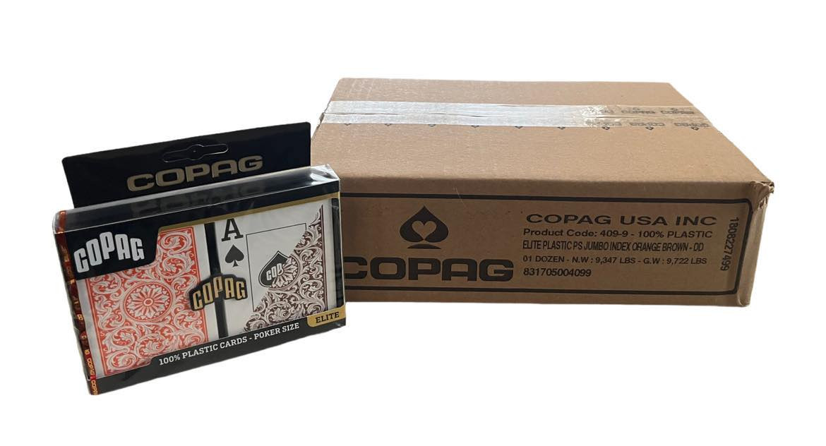 COPAG Case - 12 Double Decks - Bridge/Poker - Super/Regular Index ...