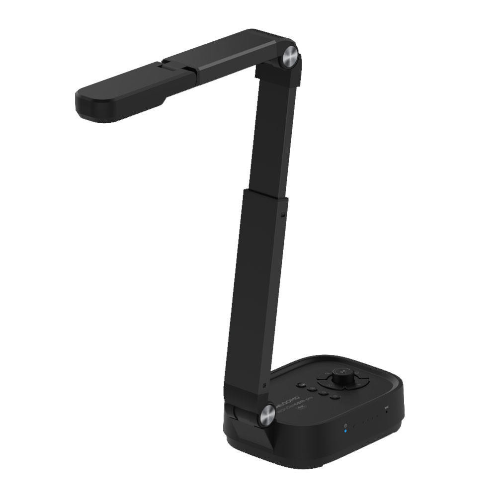 QOMO 4K HDMI/USB document camera, 13 MP flip camera, extendable neck