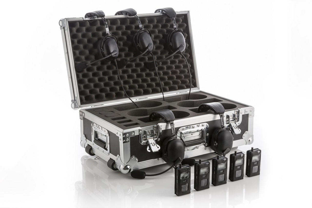 Fluent Audio 5 User TeamComm Wireless Intercom with Single-Sided Headsets