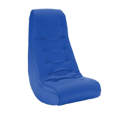 Califone Deluxe Soft Floor Rocker and Gaming Chair, Blue